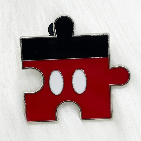 Disney | Jewelry | 525 Disney Mickey Mouse Jigsaw Puzzle Pin | Poshmark